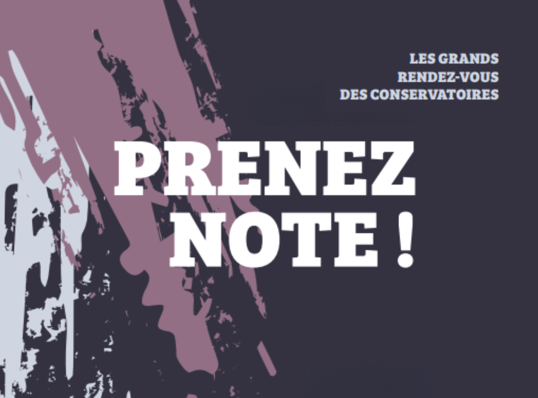 Prenez note ! Les grands rendez-vous des conservatoires - Communauté d ...